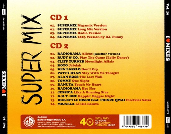 I Love Mixes Vol. 10 "Super Mix 1", Various | Muziek | bol