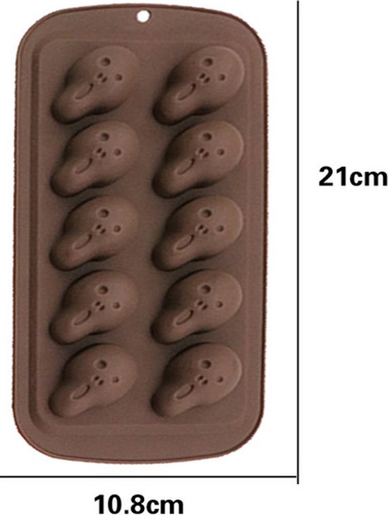 Eizook Halloween Praline Bonbons vorm spook scream - 21 x 11 cm vorm | bol