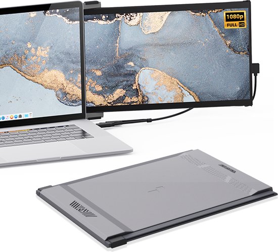 Mobile Pixels - DUEX Max - 14,1" - Draagbaar display - Extra laptop ...