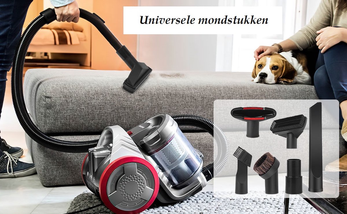 6-delig stofzuiger hulpstukken set - geschikt voor Miele - Philips ...