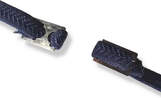 Agletless® Gele Platte Elastische Veters zonder strikken 6 mm - Magneet ...