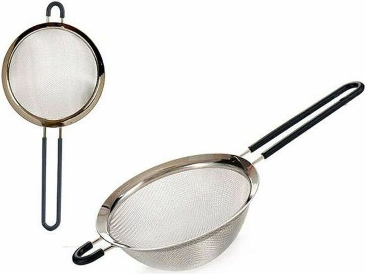 RVS zeef met handvat 37 x 18 cm | bol