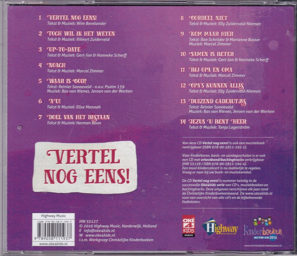 Vertel nog eens!, 14 nieuwe liedjes voor kinderen - Oké4Kids-serie ...