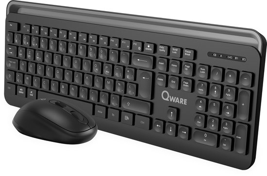 Qware Office - Toetsenbord - Draadloos - Multiconnect - Bluetooth - 2.4 ...