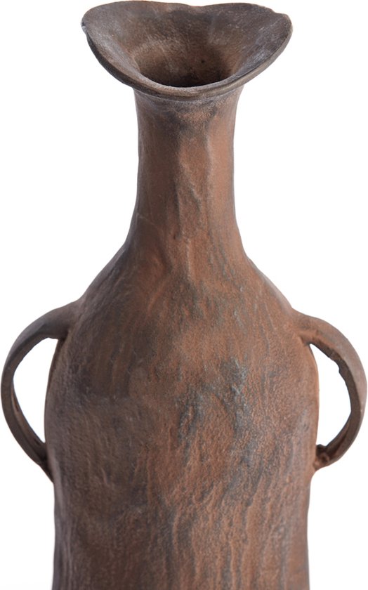 Light&living Vaas deco 16x10x32 cm ANCONI donker bruin | bol.com