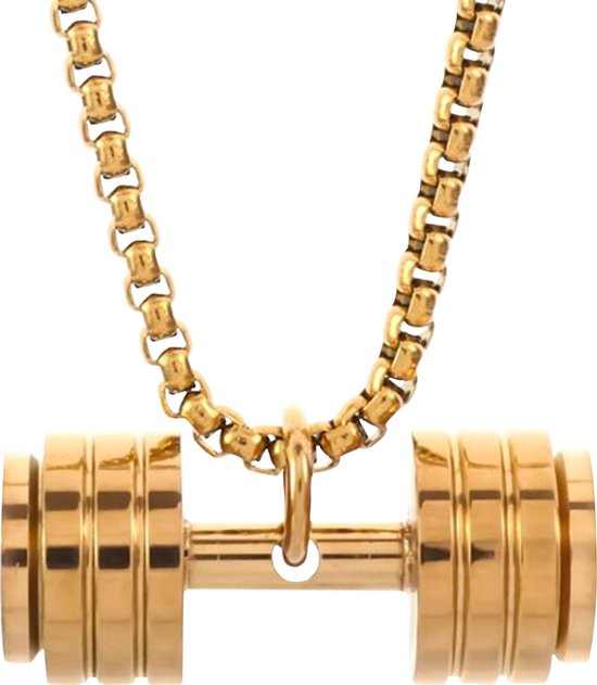Team Bicep Dumbbell Goude Ketting - Fitness Dumbbell ketting - Sport ...