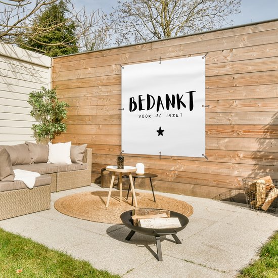 Tuindoek Spreuken - Quotes - Bedankt voor je inzet - Collega - 100x100 ...