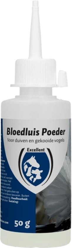 Excellent Bloedluis poeder - 100 ml - Voor pluimvee - Houdt bloedluis ...