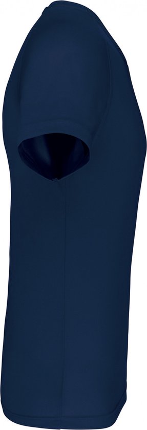 T-shirt Heren S PROACT 1/4-ritskraag Korte mouw Sporty Navy 100% ...