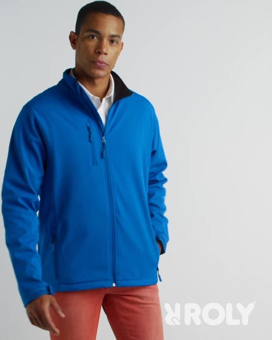 Roly Men´s Nebraska Softshell Jacket RY6436 - Royal Blue 05 - L | bol