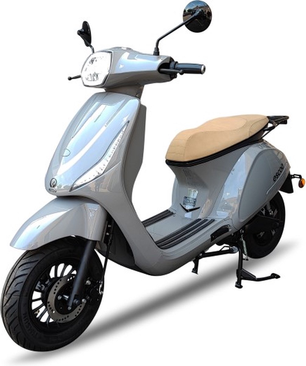 ESCOO Bayesa Nardo Grey - Elektrische scooter/brommer - 25 of 45km/h ...