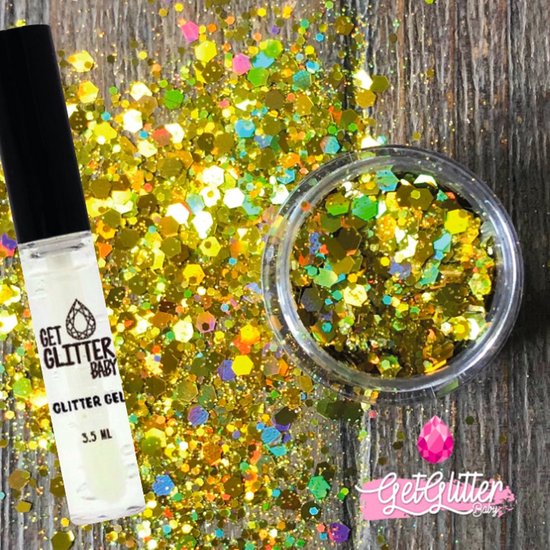 GetGlitterBaby® - Biologische / Biologisch afbreekbare Gouden Chunky Festival Glitters... | bol