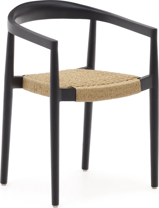 Kave Home - Chaise empilable Ydalia en bois de teck massif avec ...