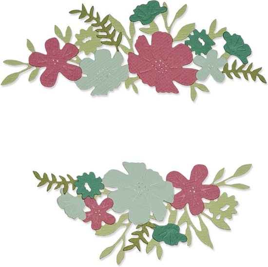 Sizzix Thinlits Die Set Wild Blossom Borders By Lisa Jones | bol