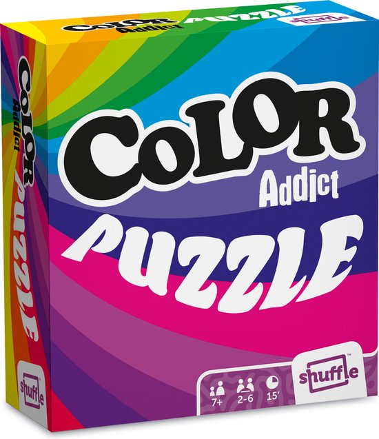 Shuffle - Color Addict Puzzle - Kaartspel - Familiespel - Legpuzzel ...