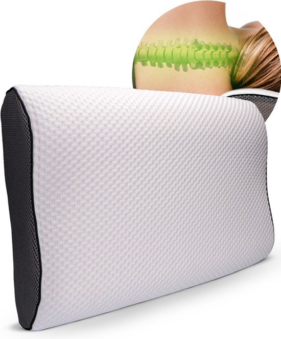 StudioSnuggle® Hoofdkussen - Orthopedisch Hoofdkussen - Traagschuim Hoofdkussen -... | bol