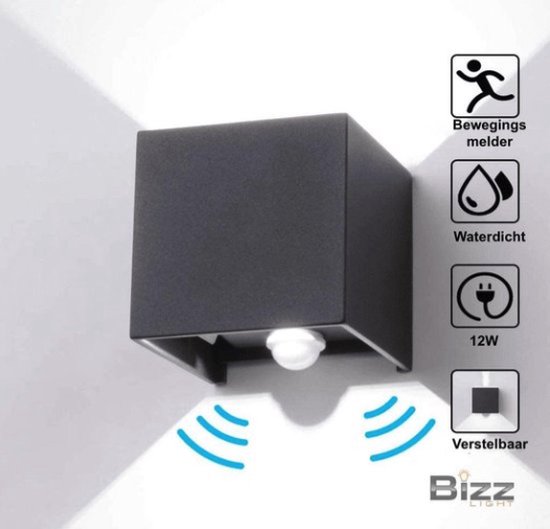 Buitenlamp met bewegingssensor - wandlamp met bewegingssensor ...