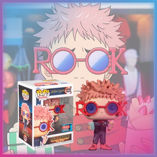 Funko POP! YUJI ITADORI Rook Glasses #1225 Jujutsu Kaisen NYCC 2022 ...