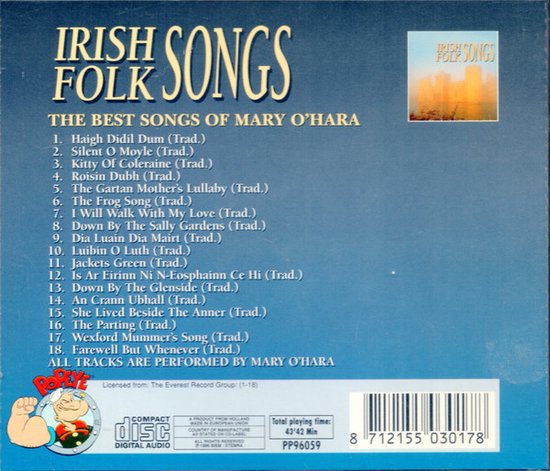 Irish folk songs - The best songs of Mary O'Hara, Mary O'Hara | Muziek ...