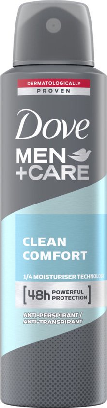 3x Dove Men Deodorant Spray Clean Comfort 150 ml | bol