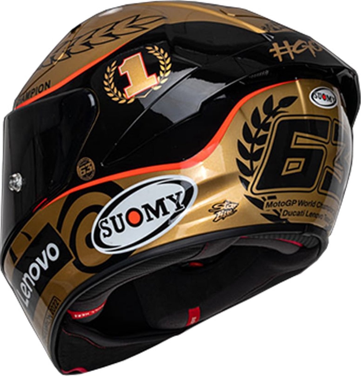 Suomy SR-GP Pecco Bagnaia World Champion 2022 Goud Integraalhelm - Maat ...