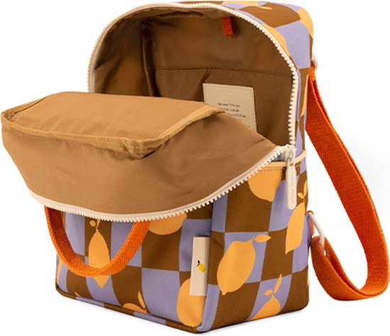 Sticky Lemon backpack small | farmhouse | checkerboard | lemons | bol.com
