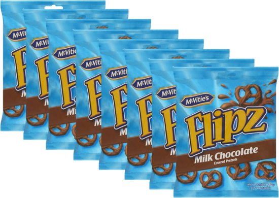 McVities Flipz - Milk Chocolate - 8x 140gr | bol.com