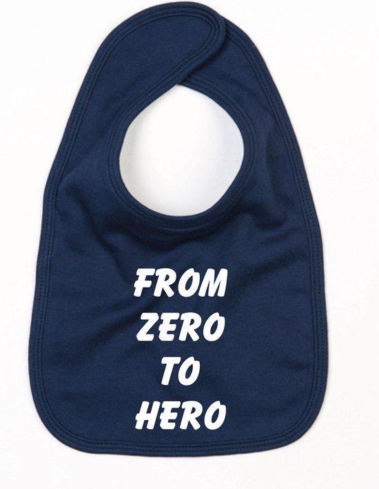 Slabbertje From Zero To Hero-Donker Blauw-One Size | bol.com