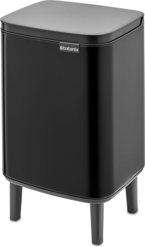 Brabantia Bo Hi Prullenbak - 7 l - Matt Black | bol.com