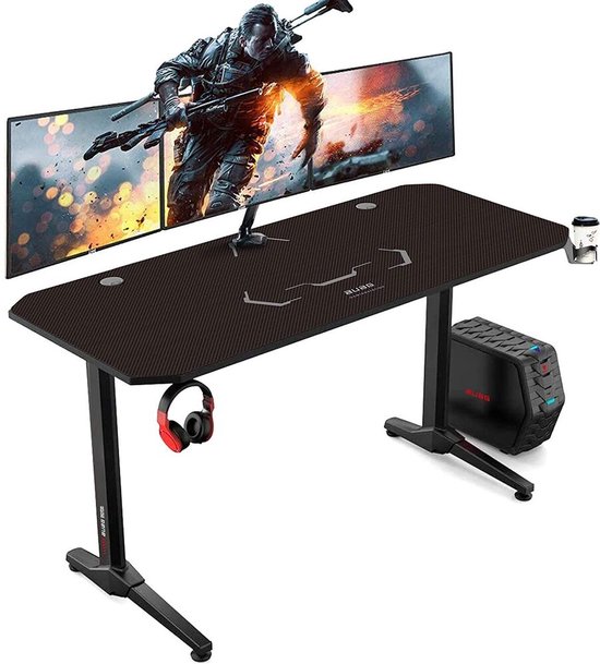 Gaming Tafel 140 Cm Gaming Bureau Gamers Computer Tafel Ergonomische Pc ...