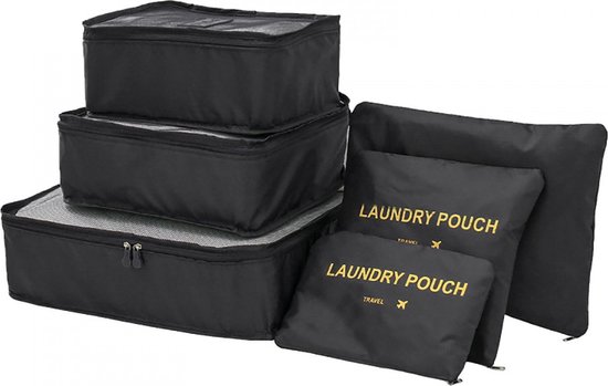 Koffer organiser - 6delig -travel packing set voor valies - travel bag ...