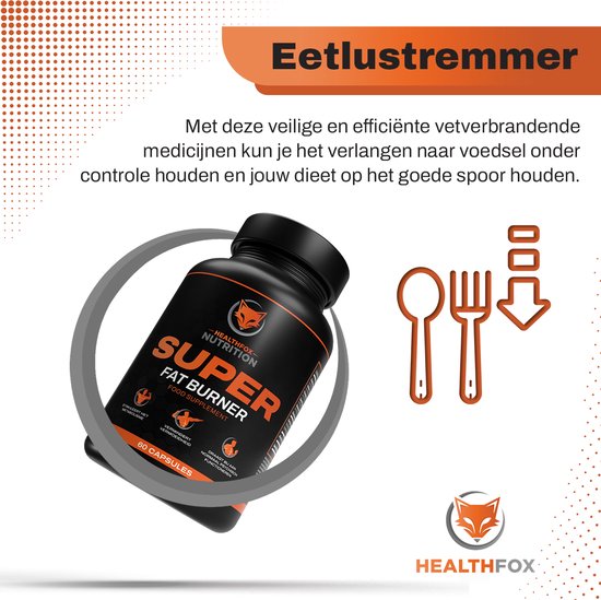 Healthfox Fatburner – Afslankpillen Voor Een Mooier En Gezonder Lichaam - Fat Burner –... | bol