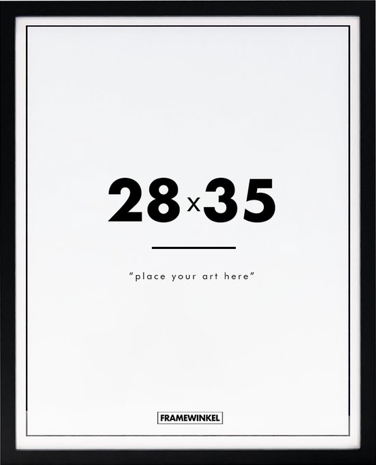 Fotolijst - Framewinkel - Premium Hout - Fotomaat 28x35 cm ...