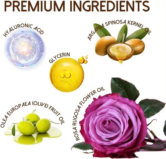 Oceaura - Zwarte zeep met Argan & Roos - 200 g - Bestrijd ingegroeide ...