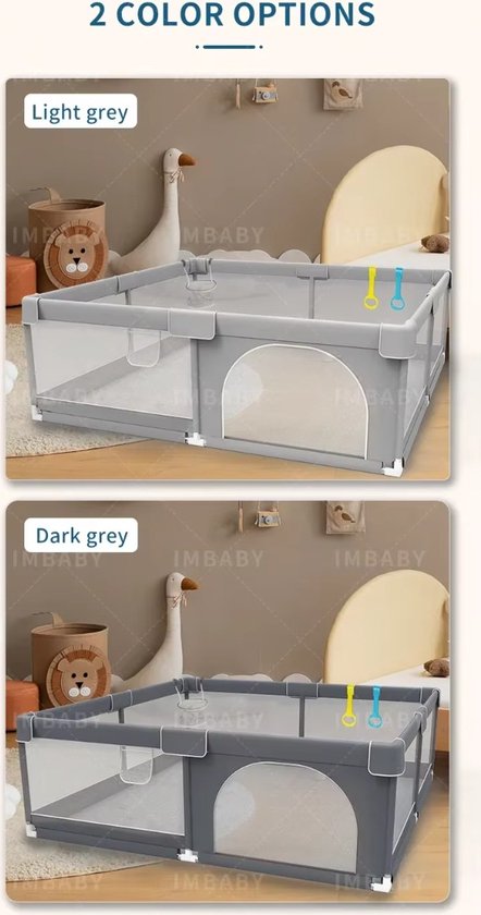 Veilige Kinderbox voor op de Grond – Inklapbare en Opvouwbare Box voor ...