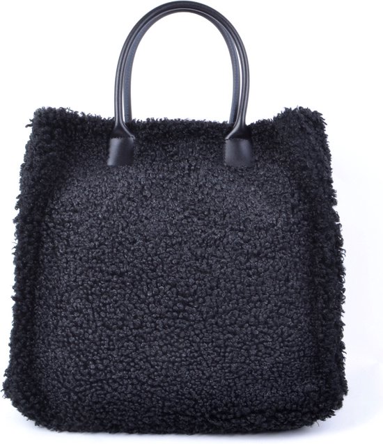 Giuliano Teddy handtas Andrea - Made in Italy - Teddy - Zwart | bol