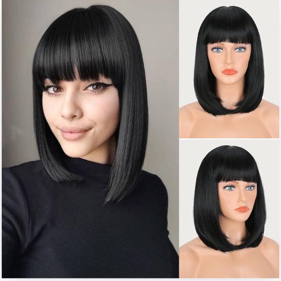 Pruiken Dames - Pruiken Dames Echt haar - Wasbaar | bol