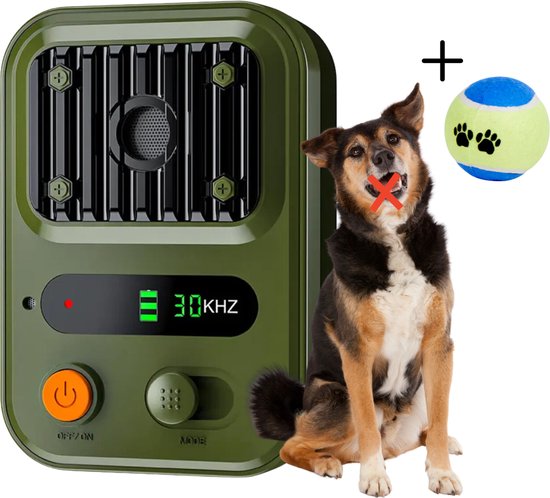 Ultrasone Anti Blaf Apparaat - Oplaadbaar - Voor alle honden + Zonder ...
