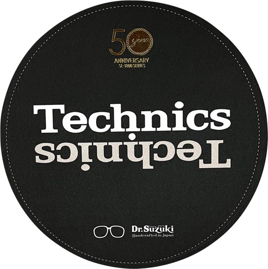 Dr. Suzuki X Technics 12" 50th Limited Edition, black - Slipmat voor platenspeler | bol