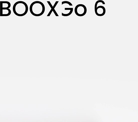 Boox Go 6 - 6" e-inkt e-reader - Zwart - Android 11, Play Store | bol