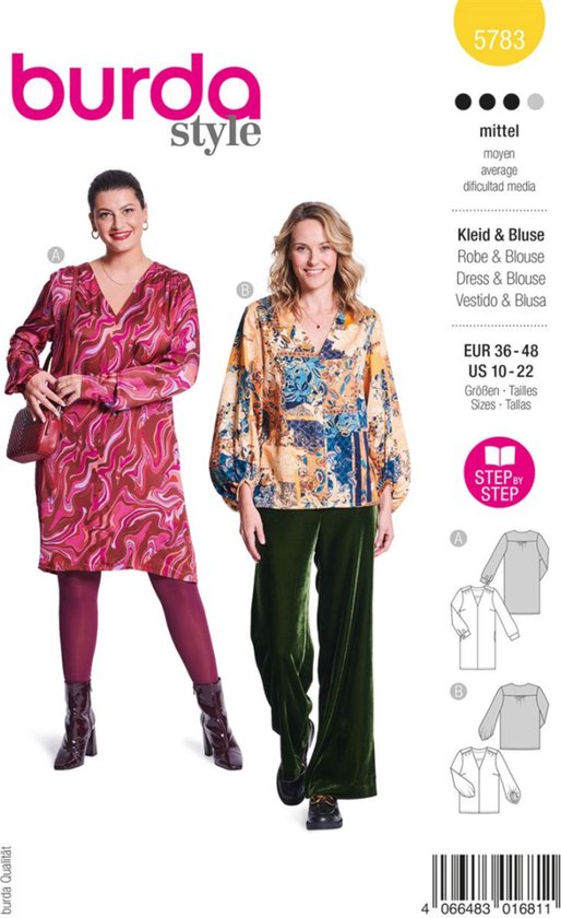 Burda nr. 5783 maat 36 - 48 | bol