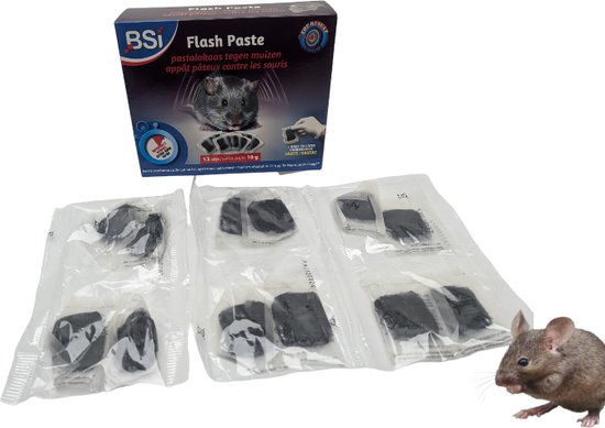 12 zakjes Muizengif met 4 Muizenvoerdoos - muizen bestrijden - muizen ...