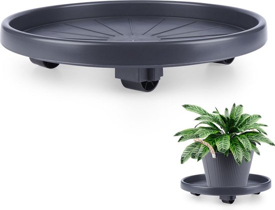 Plantenroller 35 cm - Plantentrolley - Plantenrek - Plantenstandaard ...