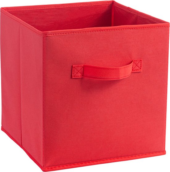 Set van 3 opvouwbare opbergdozen, stoffen opbergdozen met handgrepen en ...