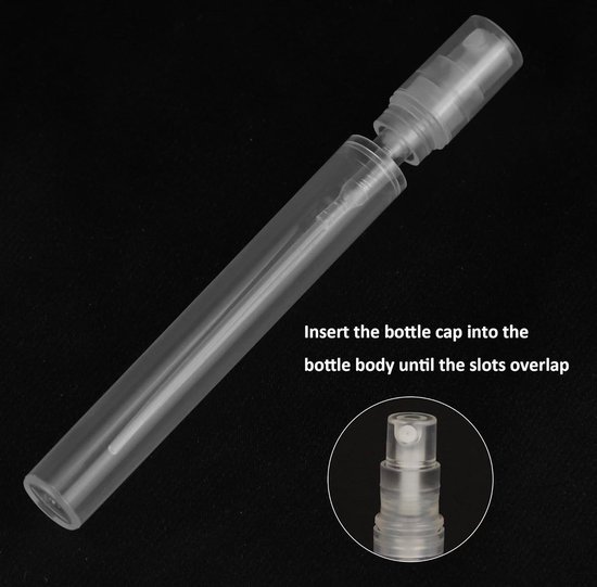 5 ml mini-parfumverstuiver spuitfles - 100 stuks - navulbaar ...