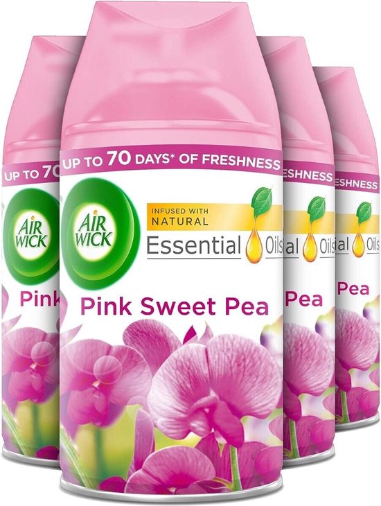 Air Wick Freshmatic Automatische Spray Luchtverfrisser - Pink Sweet Pea ...
