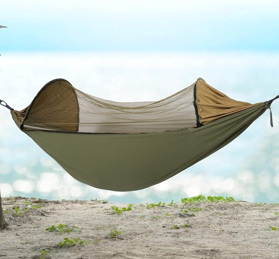 Hangmat met klamboe voor 2 personen - draagvermogen 300kg ...