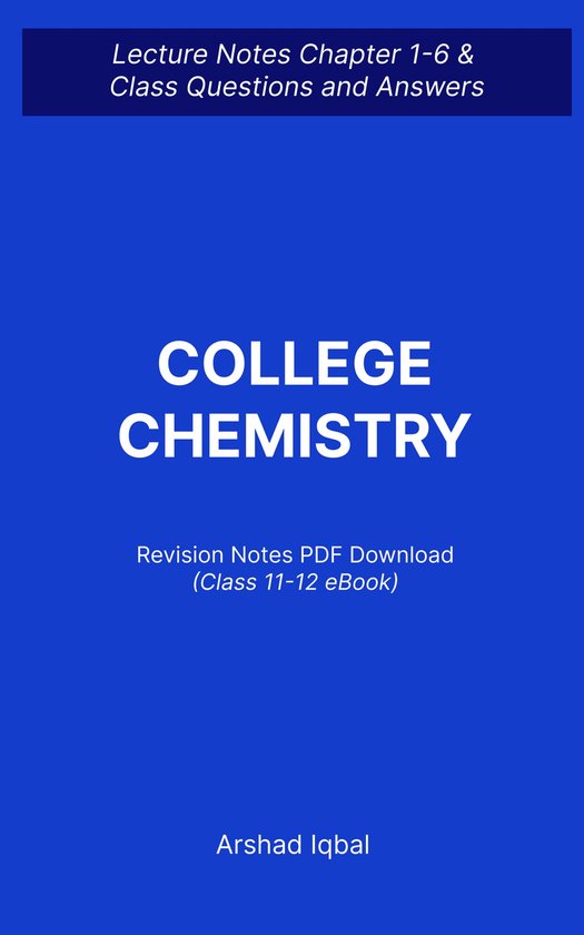 Chemistry Revision Guides - Class 11 & 12 Chemistry Important Questions ...