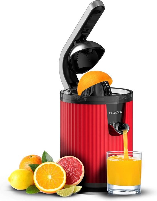 Elektrische arm citruspers Xqueeze RetroJuice 600 Rood - 600W ...