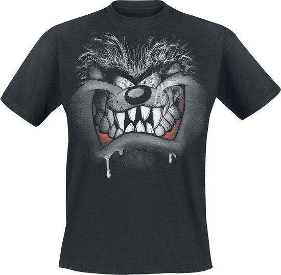 Looney Tunes Taz T-shirt zwart L - Katoen - Animatie, Duurzaamheid, Fan ...